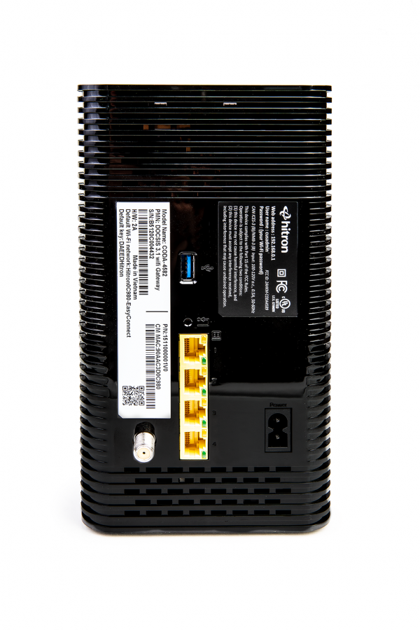 How to install your Hitron CODA 4582 wireless cable modem and set up ...